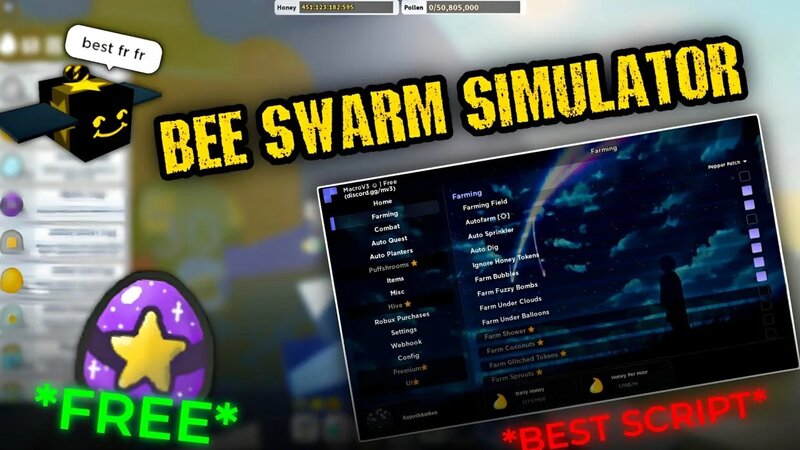 [ NEW ] BEE Swarm Simulator GUI Script / Mobile + PC | AUTO Honey ...