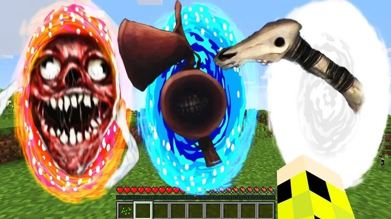 Выбери правильный портал Сиреноголовый или Мостовой Червь или ...