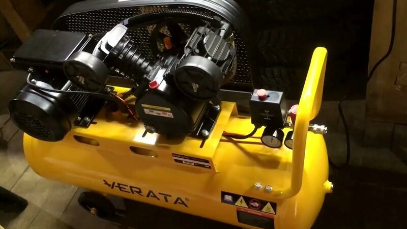Компрессор Verata ACR-100/450 Часть 2 Замер и Производительность ...