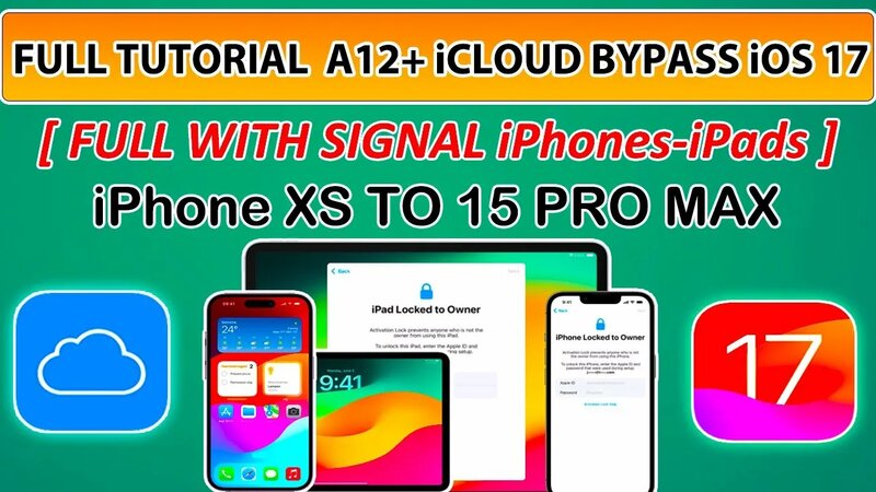 Full Tutorial iCloud Bypass iOS 17.6 iPhone XS to 15 Pro Max| Mina A12+ iCloud Bypass With ...