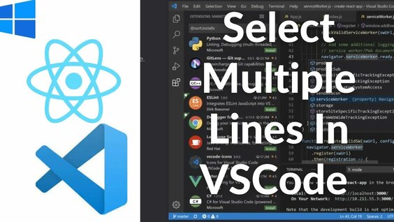 How To Edit Multiple Lines At Once In Vscode Vscode How To Select Multiple Lines Erofound 