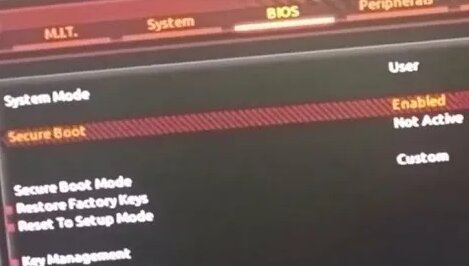 How to enable Secure Boot in B450m & A320 #AMD for Windows 11 - Yandex ...