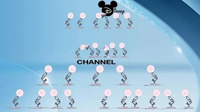 Twenty Seven Luxo Lamps Spoof Pixar, Disney Junior, Walt Disney, Disney ...