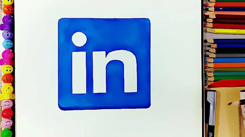 How to Draw the LinkedIn Logo | Social Networking Service