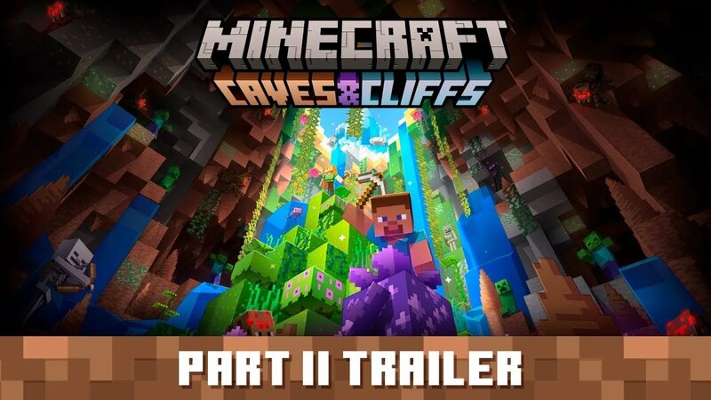 Minecraft Caves & Cliffs Update: Part II - Official Trailer - Yandex ...