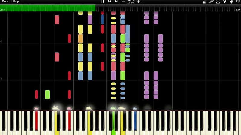 German Military March - Erika Impossible Piano Tutorial with Synthesia ...