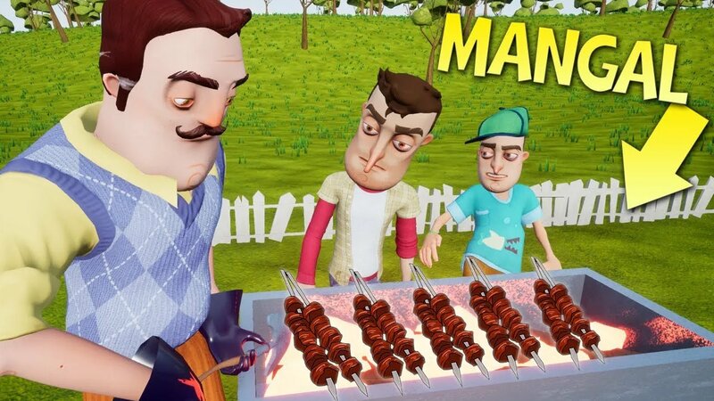 Mangalcı Bıyıklı, Hello Neighbor Mod - Yandex Video aramada çevrimiçi izle