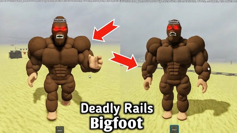 Deadly Rails New Secret Bigfoot Monster Added New Update | Dead Rails ...