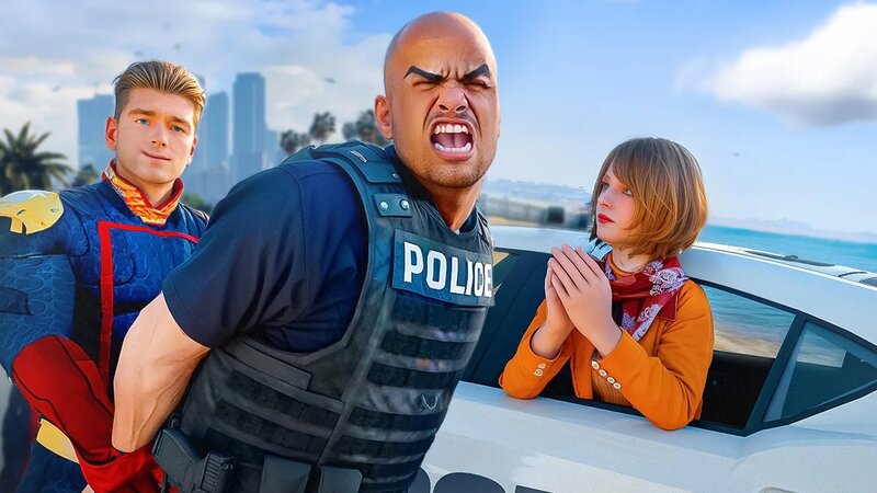 Мешаю копам сажать работяг в GTA 5 RP — Видео от Merchik's Pub - не ...