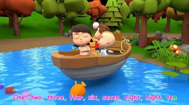 12345 one two three four five song - Caught a Fish Alive! Nursery ...