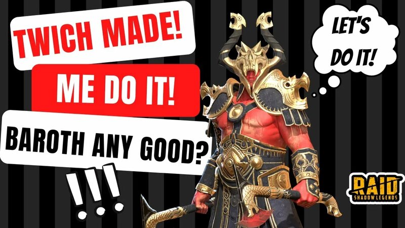 Baroth the Bloodsoaked Champion Spotlight! Raid: Shadow Legends ...