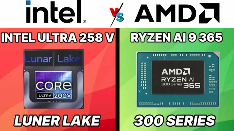 intel ultra 7 258v VS Intel Ultra 7 155H vs Ryzen AI 9 365 VS vs Apple ...