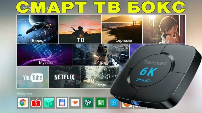 Новинка! Смарт ТВ Приставка Transpeed T98 TV Box на процессоре ...