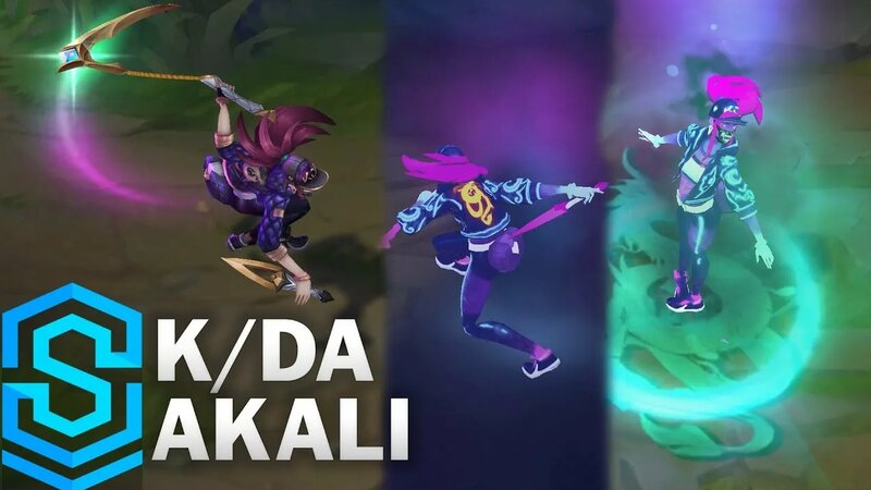 K/DA Akali Skin Spotlight - League of Legends