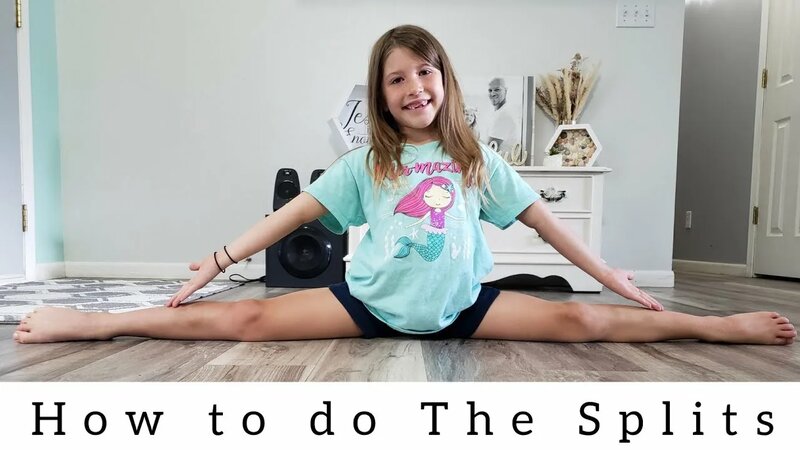How to do Gymnastic Splits for Beginners // With Simple Stretching Tips ...