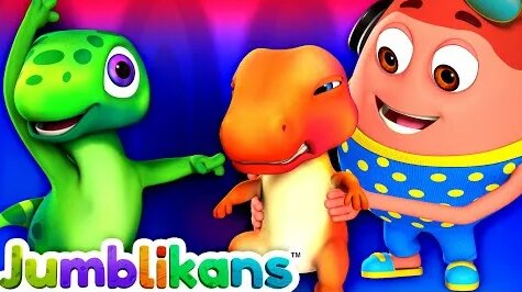 The Get Up Feelings Song with Jumblikans Dinosaurs - ChuChu TV Nursery ...