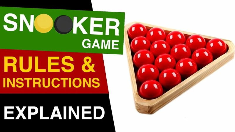 Snooker Rules Explained : How to Play Snooker : Rules of Snooker ...