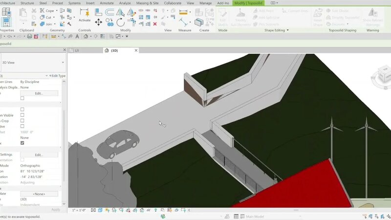 Revit 2025 New Feature – Excavate on Toposolid – BIMsmith Revit Review ...