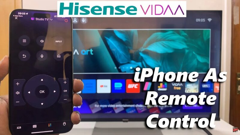 Hisense Vidaa Smart TV: How To Use iPhone As Remote Control - Смотреть ...