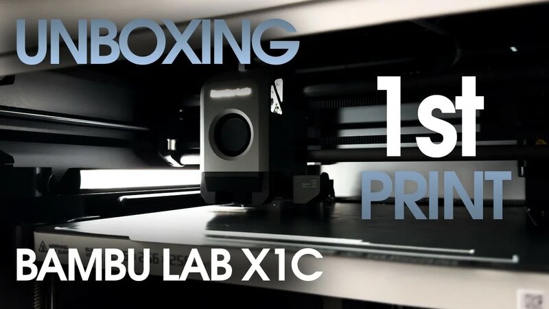 Bambu Lab X1 Carbon Combo | Unboxing | First print - Yandex Video ...