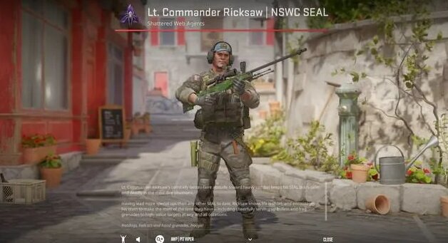 CS2 Lt. Commander Ricksaw | NSWC SEAL - Counter-Strike 2 Agent Skin ...