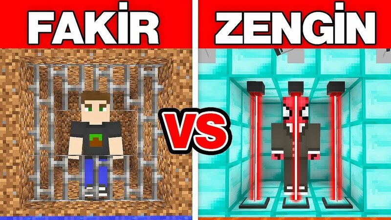 Zengin VS Fakir Hapishane YAPI Kapişmasi - Minecraft - Yandex Video ...