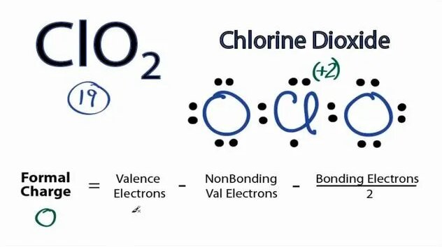 How to Draw the Lewis Structure for ClO2 (Chlorine dioxide) - Смотреть ...