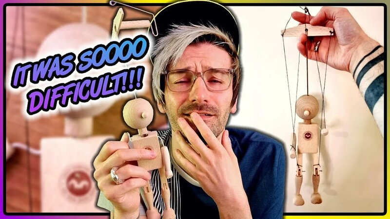 DIY Wooden Marionette Puppet Making Kit - Смотреть онлайн в поиске ...
