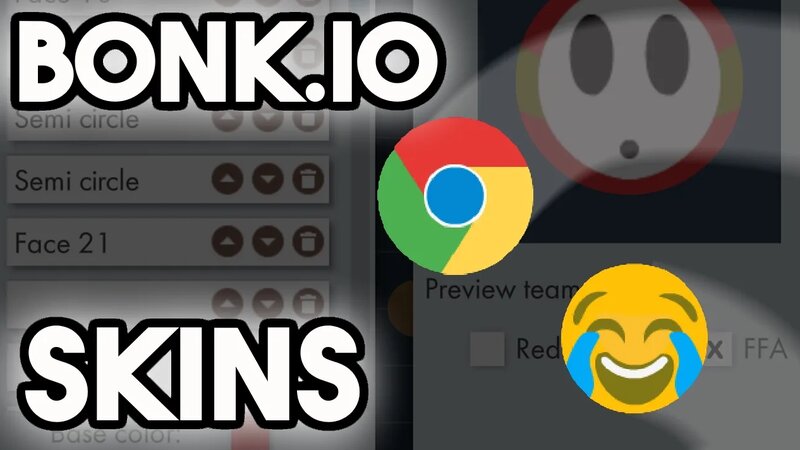 Bonk.io Awesome Skins - Google Chrome, Joy Emojji & More Tutorial ...