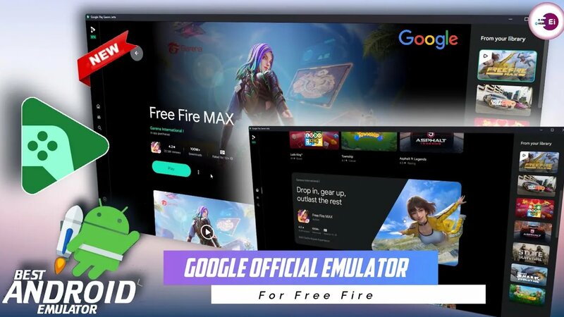 "Using Google Official Android Emulator: For Free Fire, Play Android ...