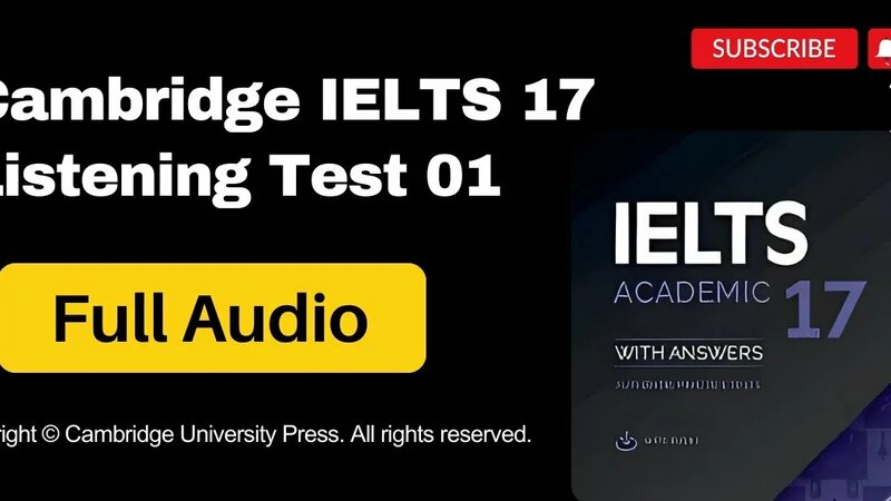 Cambridge Ielts BOOK 17 Listening Test 1 ( Clean Audio ) - YouTube ...