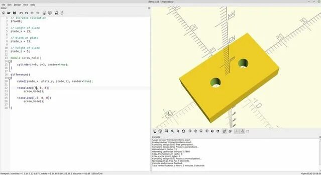 Basics of Parametric Design in OpenSCAD - Смотреть онлайн в поиске ...