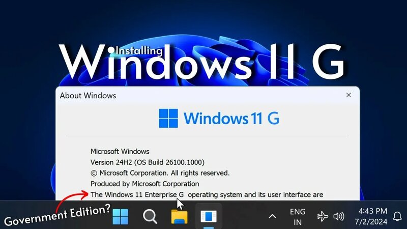 Installing Windows 11 Government Edition (Enterprise G): Best ...
