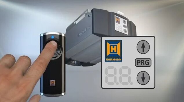 Программирование пульт Hormann в привод SupraMatic E 3 - Смотреть ...