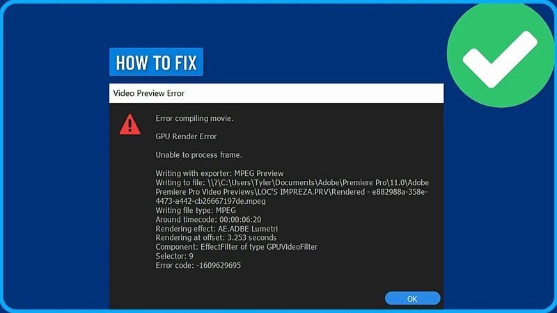 How to Fix Premiere Pro GPU Render Error (2025) - Yandex Video aramada ...