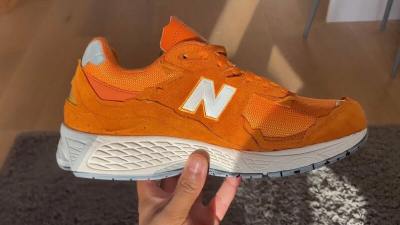 New Balance 2002r Protection Pack Vintage Orange Review / on feet ...