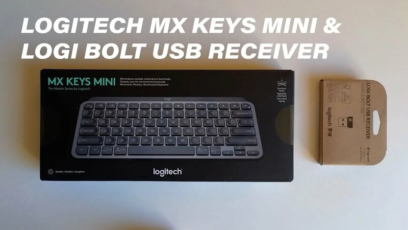Unboxing and Review of Logitech MX Keys Mini Keyboard and Logi Bolt USB ...