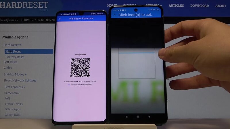 Transfer Data from Huawei Phone to Xiaomi Redmi Note 9s via CLONEit App ...