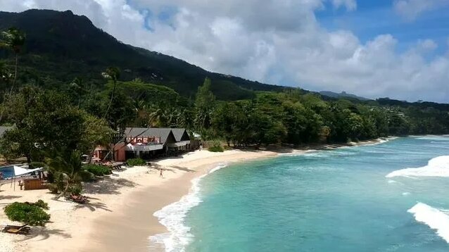 Seychelles Avani Barbarons Resort & Spa Hotel Beach From Drone ...