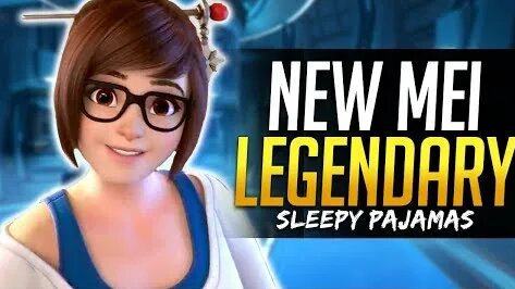 Overwatch NEW Legendary MEI SKIN - Sleepy Pajamas Mei - Смотреть онлайн ...
