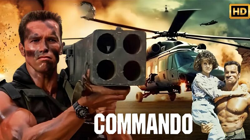 Commando 1985 Movie Action Movie Arnold Schwarzenegger Rae Dawn