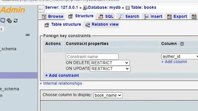 creating foreign key in phpmyadmin - Смотреть онлайн в поиске Яндекса ...