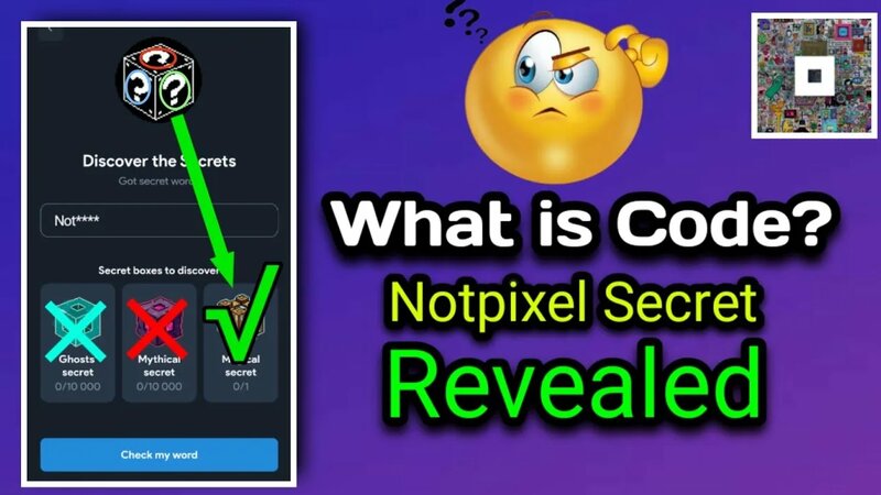 Not Pixel Secret Code Revealed? || Notpixel Secret Code # ...