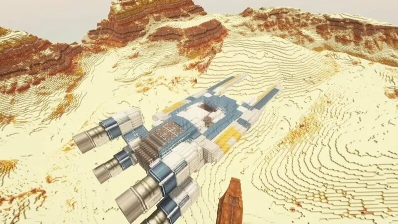 Рабочий Star Wars U-Wing starfighter в Minecraft Clockwork! — Видео от ...