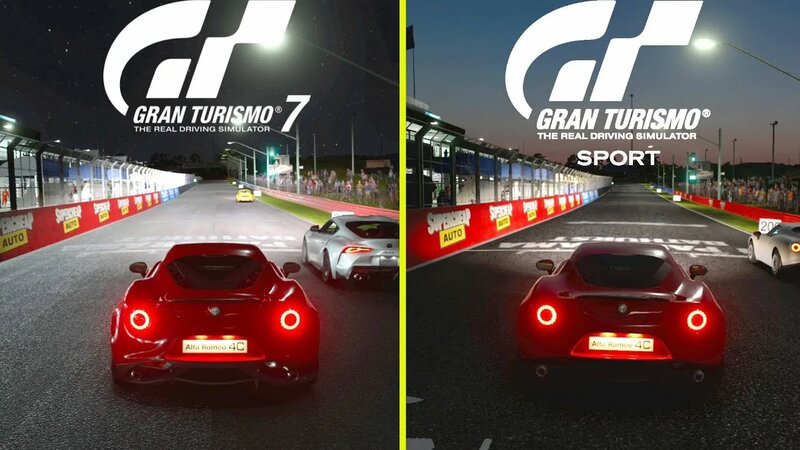 Gran Turismo 7 vs GT Sport Base PS4 Night Effect Comparison - Смотреть ...