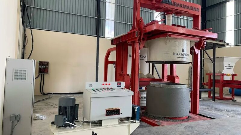 İBAR Cpm1400 Beton boru Makinası ( Concrete pipe and manhole machine ...