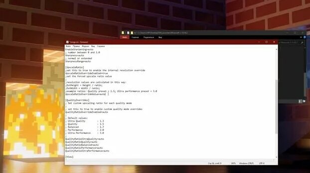 Как установить fsr/dlss на minecraft! how turn fsr/dlss in minecraft ...