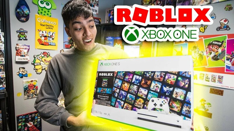 Microsoft & Roblox Sent Me A Package! | Unboxing Roblox XBOX ONE S ...