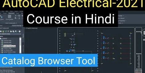 Insert Component Using Catalog Browser Tool |AutoCAD Electrical-2021 ...