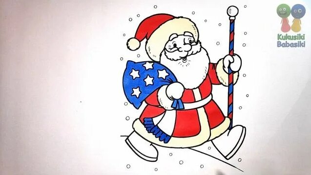 №130 Santa Claus Coloring ?? Father Frost Coloring ? Ded Moroz ...
